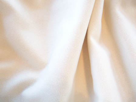 Natural White Wool Fabric